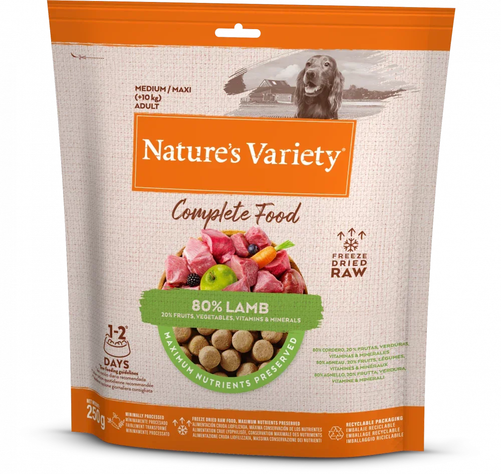 Nature's Variety Complete Freeze Dried Food Lamb For Adult Medium/Maxi — PetsMagnet.co.uk