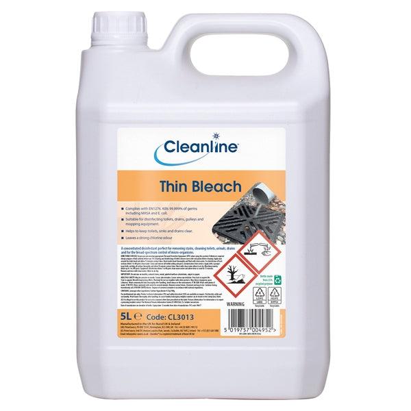 Cleanline Thin Bleach 4.5% 5L — PetsMagnet.co.uk